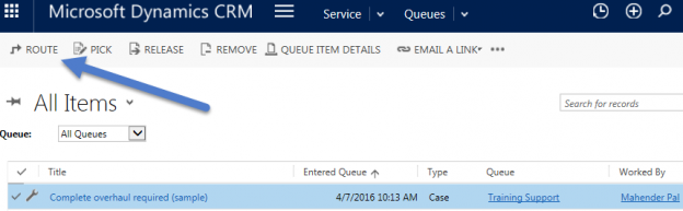 Using PickFromQueue in Dynamics CRM -Sample Code – HIMBAP
