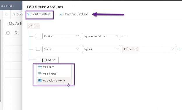 Entity not available in Modern Advanced find – HIMBAP